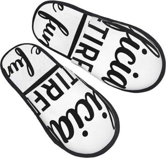 Generic Pantoufles Imprim&eacute; Officiellement Retir&eacute; Chaussures Hiver Antid&eacute;rapants Slippers Pour Ext&eacute;rieur Chambre Homme L