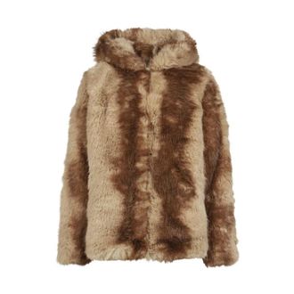 Apparis Manteau &agrave; capuche Katin - Femme - Vestes - Beige - Taille: 38 FR