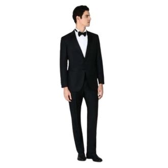 Emporio Armani Eleganter- einreihiger Jumpsuit - - Suits - Herren - Schwarzk - 3XL