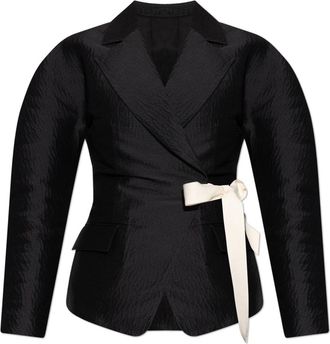 Lanvin Femme, Vestes, Noir, Taille: 38 FR Blazer avec D&eacute;coratif