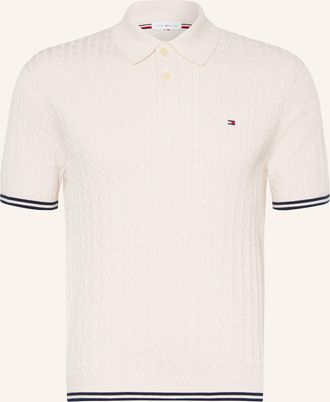 Tommy Hilfiger Strick-Poloshirt weiss