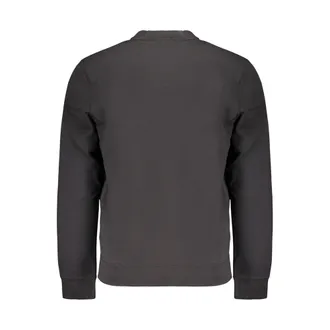 Calvin Klein Logo-Print Cotton Sweatshirt - Black