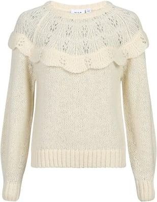 Vila Pull droit col rond en maille