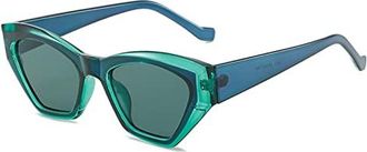 Generic Lunettes de soleil rétro oeil de chat pour hommes et pour femmes, ombre en plein air, vacances à la plage (couleur : A, taille : moyen) 2026