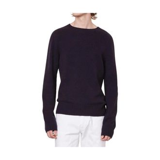 Officine G&eacute;n&eacute;rale Rundhalsausschnitt Jersey Pullover - - Knitwear - Herren - Blau - S