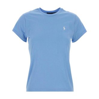 Polo Ralph Lauren Femme, Tops, Bleu, Taille: 40 FR T-shirt &agrave; manches courtes Pony
