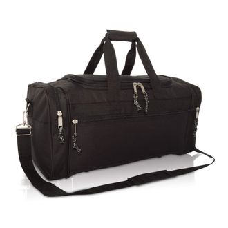 Dalix 48,3 cm Sporttasche, Reisetasche, Schwarz, Rot, Rosa, Lila, Marineblau, Grau, Blau, Schwarz, L, Df-019-schwarz
