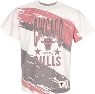 Mitchell & Ness Chicago Bulls Paintbrush Tee - - Tops - Herren - Mehrfarbig - S