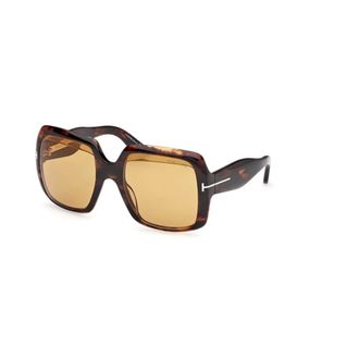Tom Ford Femme, Accessoires, Brun, Taille: 55 MM Authentiques Lunettes Aurora avec Qualité Premium