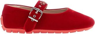 Simone Rocha Ballerine Mary Jane - Femme - Chaussures - Rouge - Taille: 37 EU