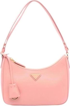 Prada Sac bandouli&egrave;re vintage doccasion - Femme - Pre-owned - Rose - Taille: ONE Size