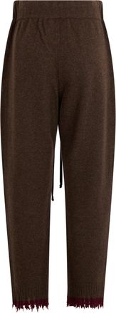 Uma Wang Cashmere Trousers - Brown