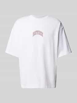 Review Oversized T-Shirt mit Label-Print