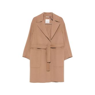 Max Mara Velo Belted Notch-lapel Coat