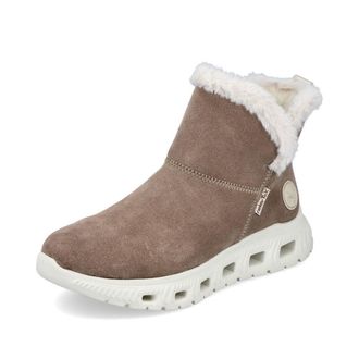 Rieker Damen Winterstiefel M6050, Frauen Stiefel, wasserabweisend, riekerTEX,uebergangsstiefel,uebergangsschuhe,Winterboots,beige (64),40 EU / 6.5 UK