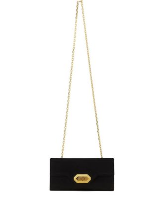 Lanvin Clutch mit Kettenriemen - Schwarz