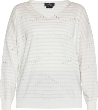 Usha Zur Seite fahren Damen Wollwei&szlig;