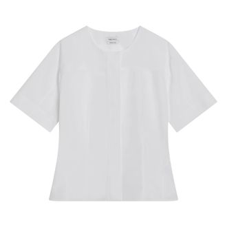 Alexander McQueen Kurzarmhemd - - Blouses & Shirts - Damen - Wei&szlig; - M
