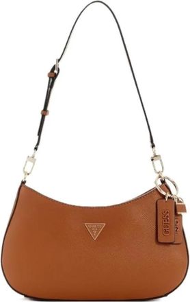 Guess Femme, Sacs, Beige, Taille: ONE Size Noelle II Top Zip Shoulder Bag