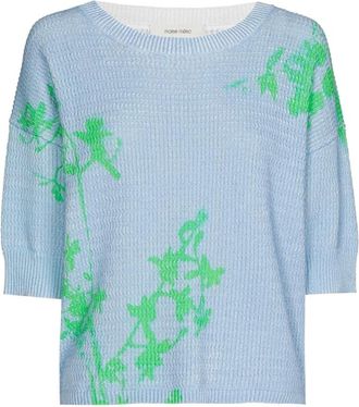 Marie M&eacute;ro Femme, Pulls, Bleu, Taille: 38 FR Tricot ras du cou