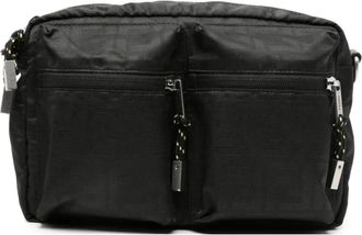 Fendi Logo Jacquard Schultertasche - - Bags - Herren - Schwarzk - ONE SIZE