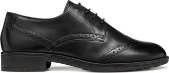 Geox Damen D Jaylon 2 Oxford, Black, 39.5 EU