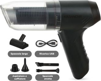 KASANOVA 1 2-in-1-Akku-Ministaubsauger-gr&uuml;n-Kasanova, ABS-Kunststoff Elektronische Komponenten