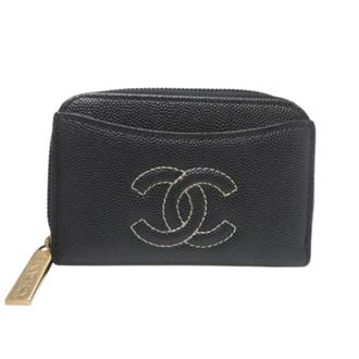 Chanel Portefeuille en cuir Pre-owned - Femme - Pre-owned - Noir - Taille: ONE Size
