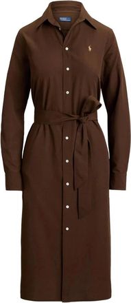 Ralph Lauren Femme, Robes, Brun, Taille: 36 FR Robe Chemise
