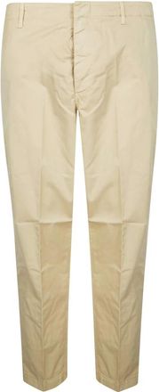 Dondup Homme, Pantalons, Beige, Taille: W32 Pantalone Zyan Gabardina