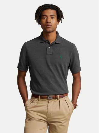 Polo Ralph Lauren Poloshirt 710782592002 Grau Slim Fit