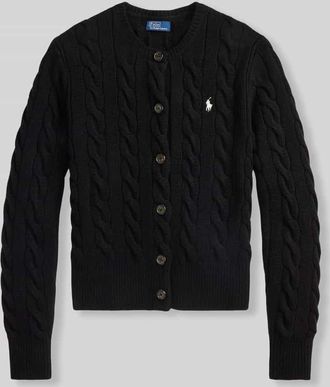 Polo Ralph Lauren Regular Fit Strickjacke aus Wolle mit Kaschmir-Anteil
