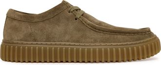 Clarks Halbschuhe Clarks Torhill Lo 26187378 Gr&uuml;n