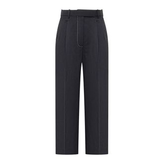 Thom Browne Schuluniform High Waist Hose - - Trousers - Damen - Blau - XL