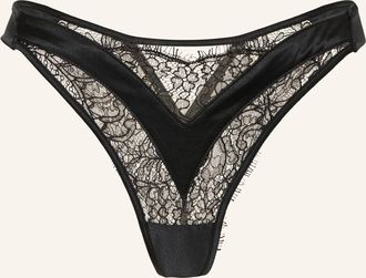 Livy Livy String Burning Desire Mit Schmucksteinen schwarz