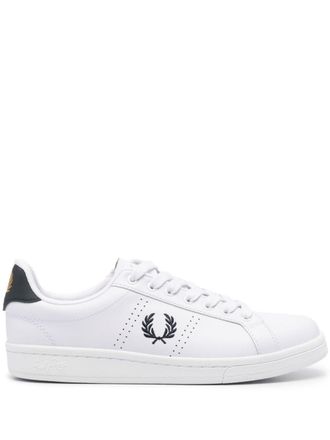 Fred Perry baskets B721 en cuir - Blanc