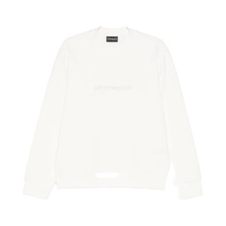 Emporio Armani Homme, Sweatshirts et sweats &agrave; capuche, Blanc, Taille: S SweaT-shirt