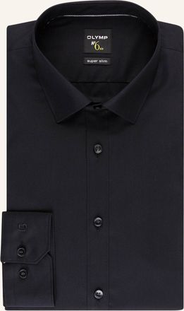 Olymp Hemd No. Six Super Slim Mit Extralangem Arm schwarz