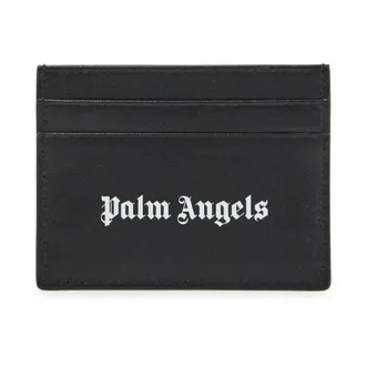 Palm Angels Homme, Accessoires, Noir, Taille: ONE Size Porte-cartes Logo