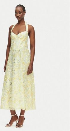 Bardot Bardot Sommerkleid Pollie 60344DB Gelb Regular Fit
