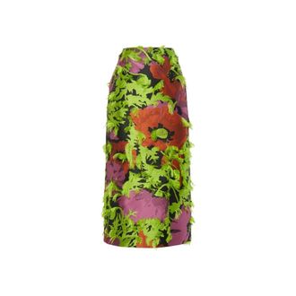 La DoubleJ Opulenter strukturierter Bleistiftrock - - Skirts - Damen - Mehrfarbig - XS