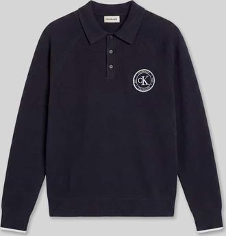 Calvin Klein Jeans Relaxed Fit Pullover aus Baumwoll-Mix