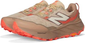 New Balance Chaussures de Trail Fresh Foam X Hierro V9 pour Femme, Argile du d&eacute;sert/Taupe Plat/Rouge Urgent, 39 EU