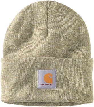 Carhartt Work in Progress Workwear Beanie Mütze Watch Hat, Arbeitsmütze, Farbe: Olive Winter White