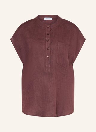 Darling Harbour Darling Harbour Blusenshirt Aus Leinen rot