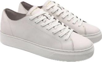 Crime London Raw Cut, Chaussures Sneaker Leather, Mode Fashion, Total White, 45 EU