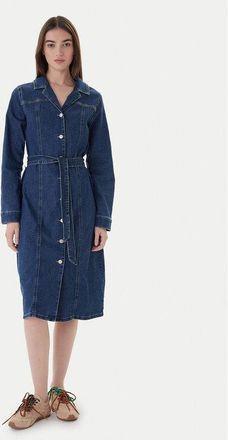 Vero Moda Jeanskleid Telly 10338086 Blau Regular Fit