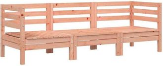vidaXL Gartensofa 3-Sitzer Massivholz Douglasie Vidaxl