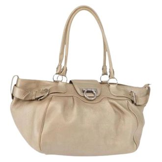 Ferragamo Pre-owned Ledertasche - - Pre-owned - Damen - Beige - ONE SIZE
