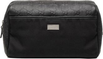 Gucci Sac pochette Pre-owned - Femme - Pre-owned - Noir - Taille: ONE Size